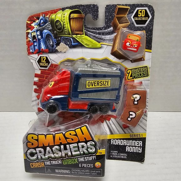 Just Play | Toys | New Truck Smash Crashers Unbox The Stuff Roadrunner ...